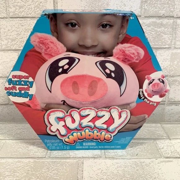 NSI | Toys | Fuzzy Wubble Stuffed Animal Daisy The Pig | Poshmark